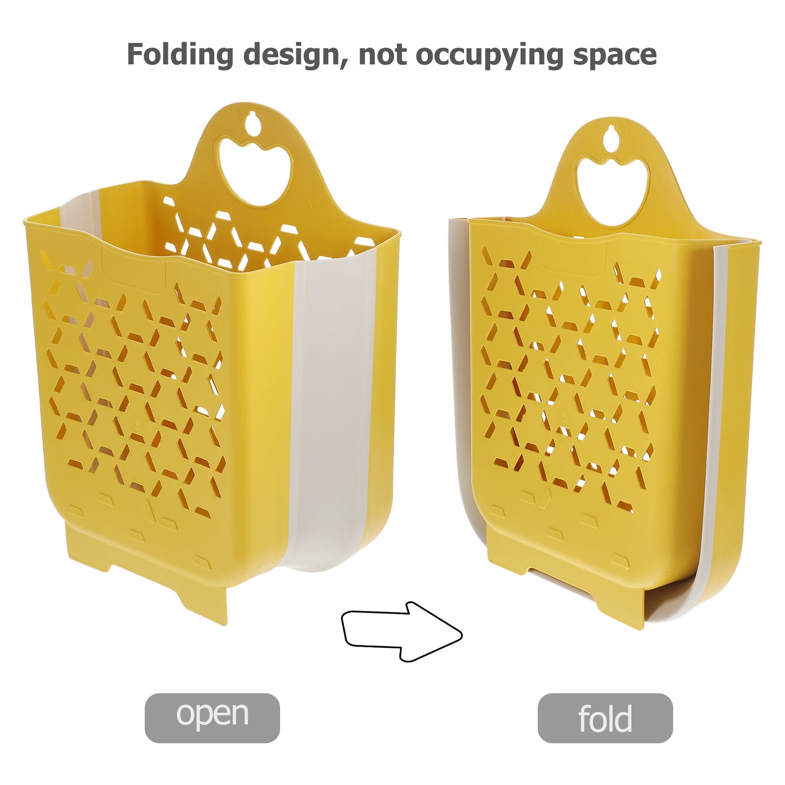 Collapsible Laundry Basket Laundry Basket Wall Mount Folding Laundry ...