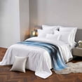 Blue Grey Black Bed Runner Scarf, Smear Street Graffiti Painting Grunge ...