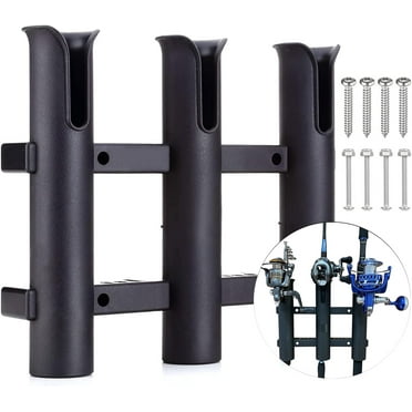 2Pcs Fishing Rod Holders Fishing Pole Rack 10 Pole Basement Vertical ...