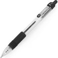 Zebra Retractable Ballpoint Pen, Black Ink, 1.0mm Nib, Transparent ...