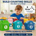 Bobby.Duck Toddler Learning Toys for 2-4 Year Old, Montessori Counting ...