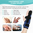 Fibee Pinky Finger Splint, Fits Left and Right Hand, Immobilizes ...