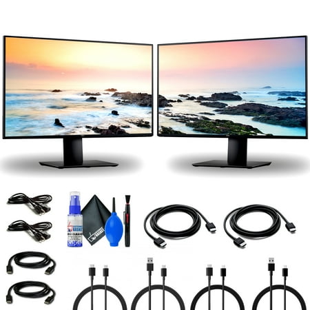 2 x Dell UltraSharp U2720Q 27" 4K UHD LED Backlit LCD IPS USB-C - Dual ...