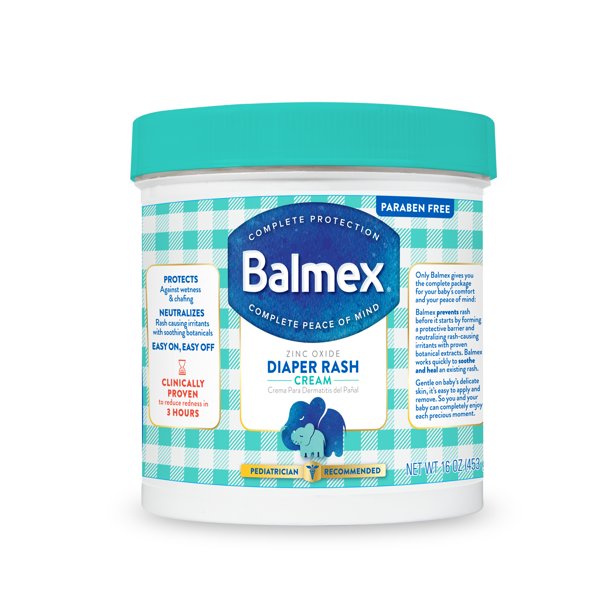 Balmex Complete Protection Diaper Rash Cream, 16 oz - Walmart.com