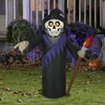 Gemmy Airblown Inflatable Reaper, 3.5 ft Tall, Black - Walmart.com