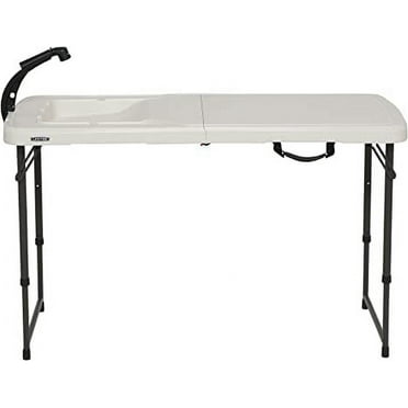 Outsunny 4FT Portable Folding Fish Fillet Cleaning Table Camping Picnic ...
