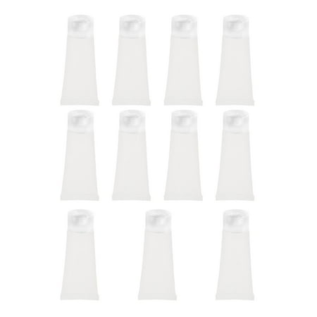10PCS 10ml/15ml Clear Empty Refillable Tubes Bottle Packing Mini ...