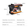 550W Desktop Abrasive Belt Sanding Machine Sandpaper Machine Adjustable ...