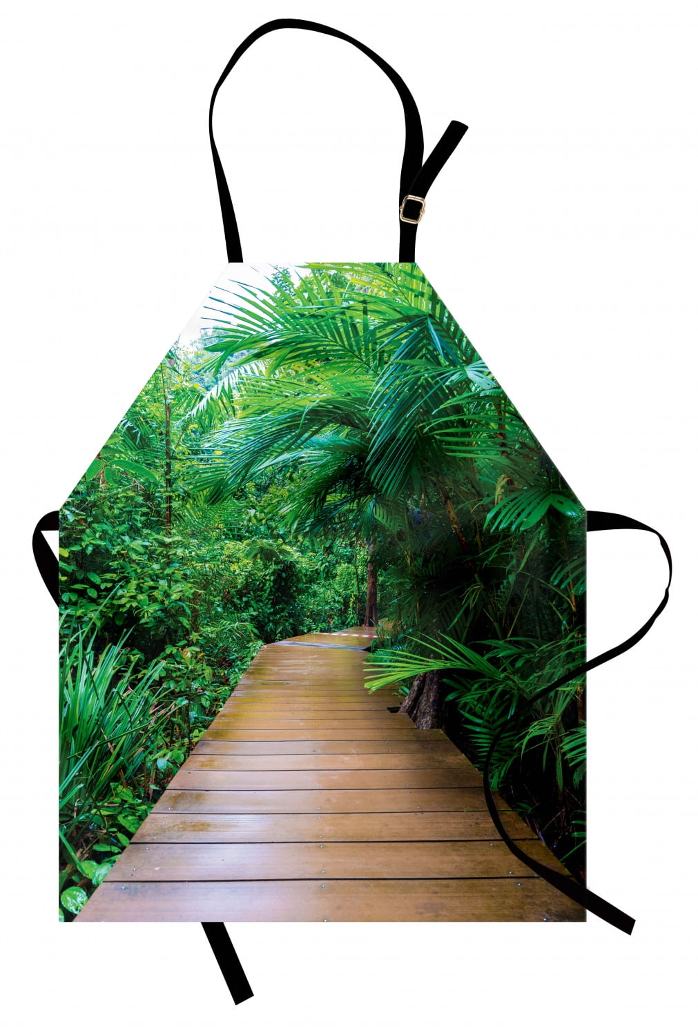 Jungle Apron Deck Timber Jetty Exotic Getaway Wilderness Footpath ...