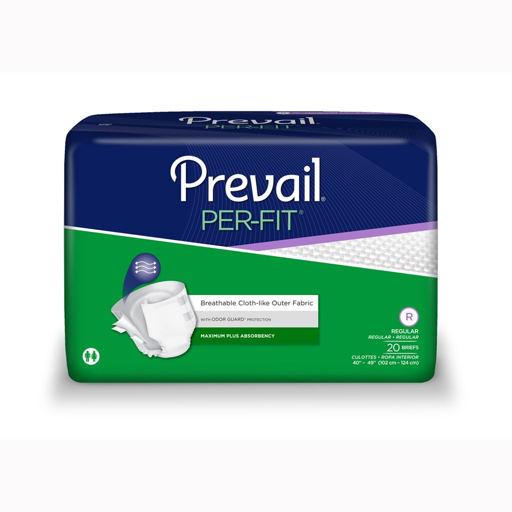 Prevail PF-016/1 PerFit Brief-Regular-80/Case - Walmart.com