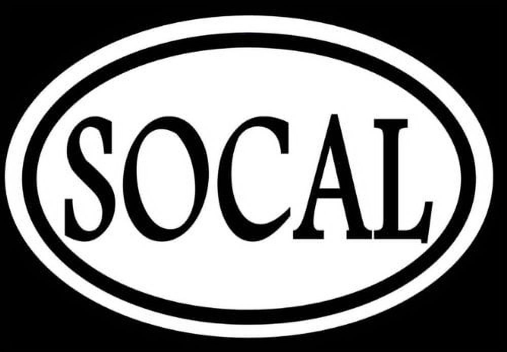 SOCAL 6" STICKER CALIFORNIA BEACH MUSCLE BEACH SUNTAN SURFING SURF ...