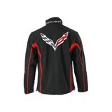 Calhoun Sportswear Men's Chevy Corvette Jacket, Embroidered Badge Logo ...