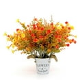 Eucalyptus Garland Artificial Fall Mums Flowers For Outdoor Decor Fall Decorations Indoor No