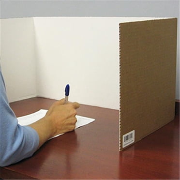 Flipside Products Corrugated Plastic Study Carrels - Pack Of 24 ...