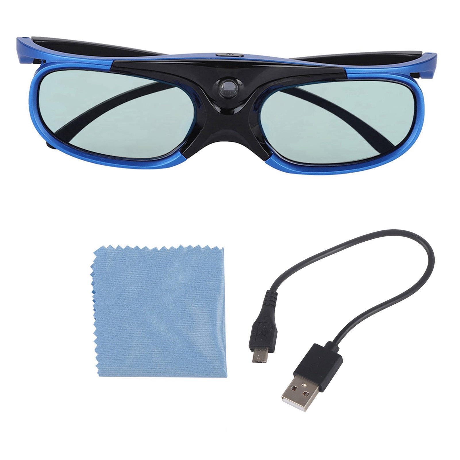 Lentes HD con obturador activo universal, gafas 3D para proyector DLP ...