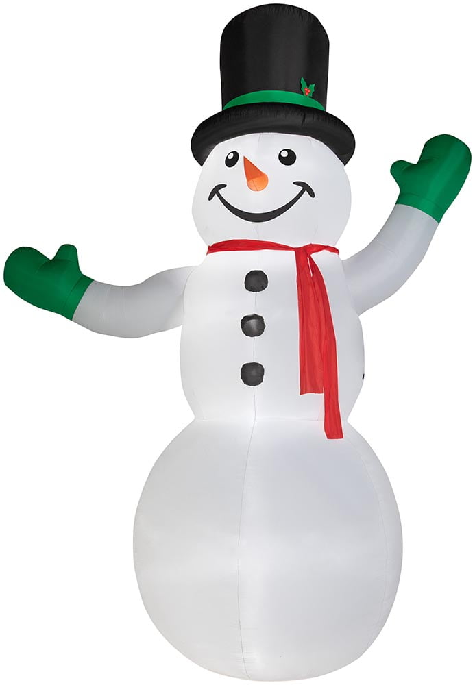 20' Gemmy Airblown Inflatable Christmas COLOSSAL Snowman Yard ...