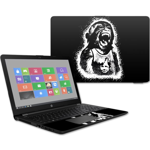Skin Decal Wrap Compatible With HP 15t Laptop 15.6" (2017) Monkey Boy ...