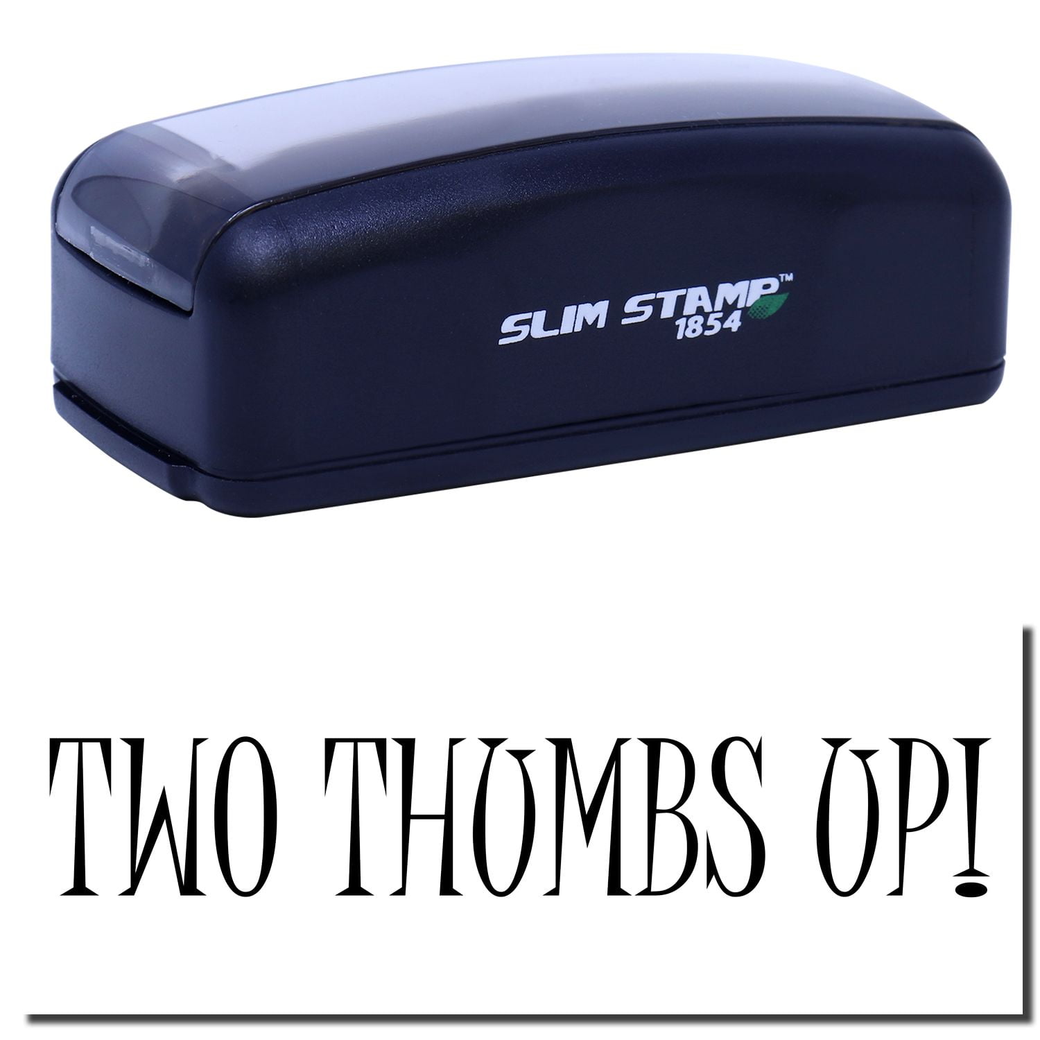 Large Pre-Inked Two Thumbs Up Stamp, Slim 1854, Ultra Slim Design ...