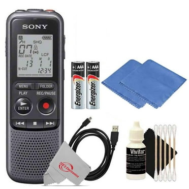 Sony ICD-PX240 4GB Voice Recorder with USB Direct-PC, Mac Compatibility ...