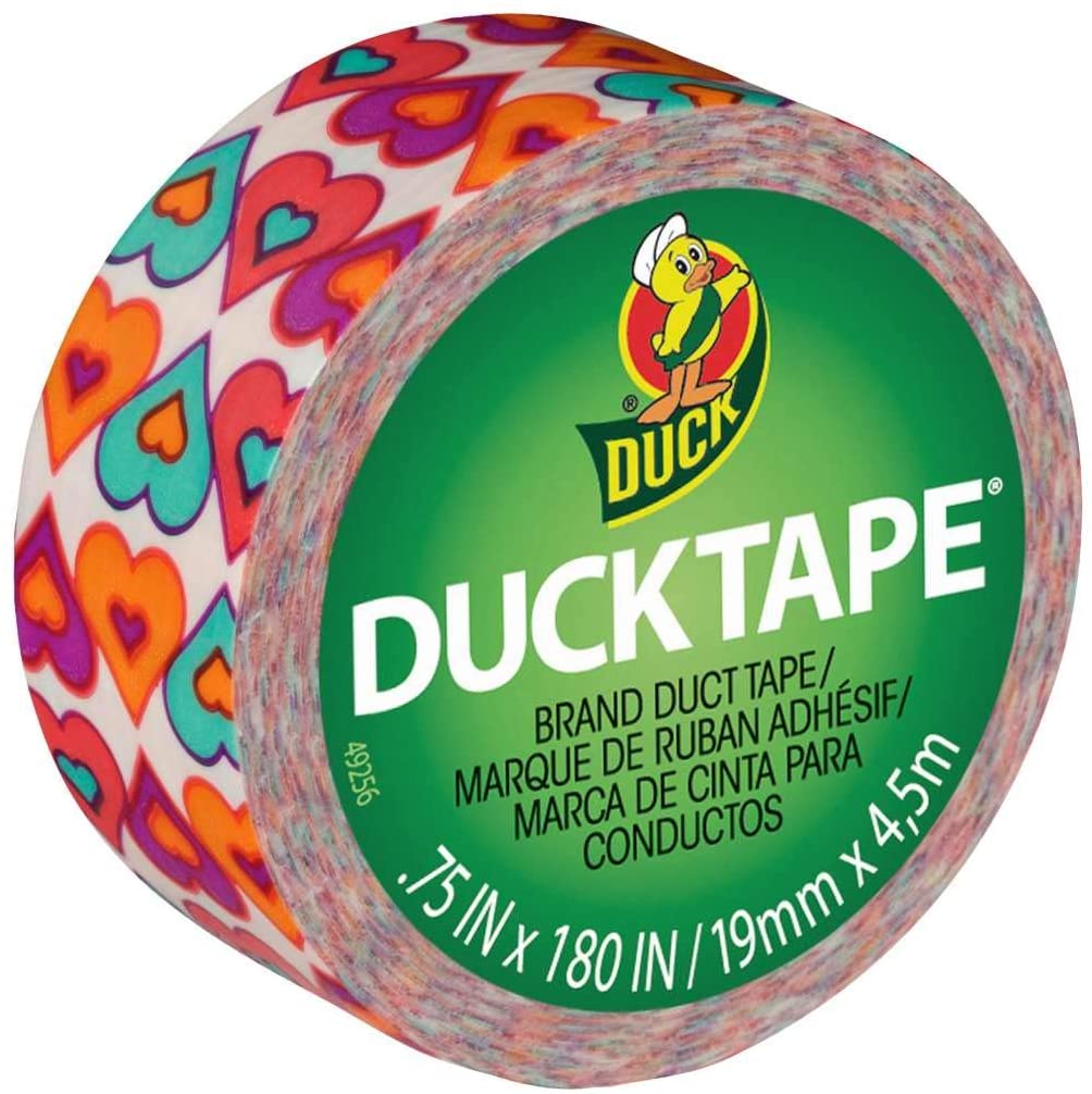 Duck Brand Ducklings Mini Duct Tape Rolls: 3/4 in x 15 ft. (Hearts ...