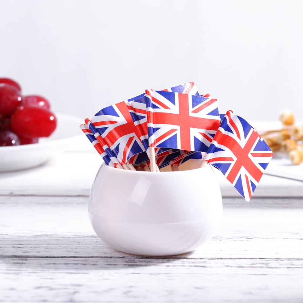 Mini banderas de papel Bling Bling Union Jack 100 piezas | Bodega ...