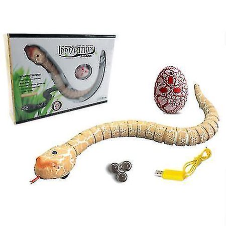 Highly Simulation Tricky Toy Remote Control Rattlesnake Animal Infrared ...
