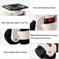 4 Pack Retractable Leveling Casters, Heavy Duty 2400lbs Capacity ...