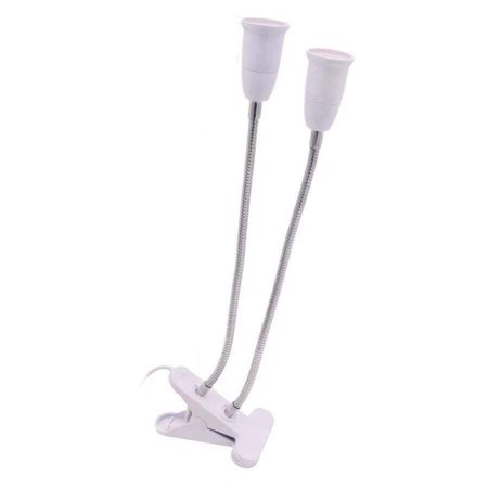 Amdohai Bulb Flexible Gooseneck Aluminium Wire Neck Clip-On Cable Desk ...