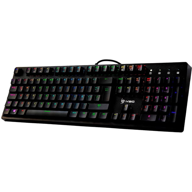 Teclado VSG Alnilam Kailh Azul VG-KM983-WHT-BLU Blanco | Bodega Aurrera ...