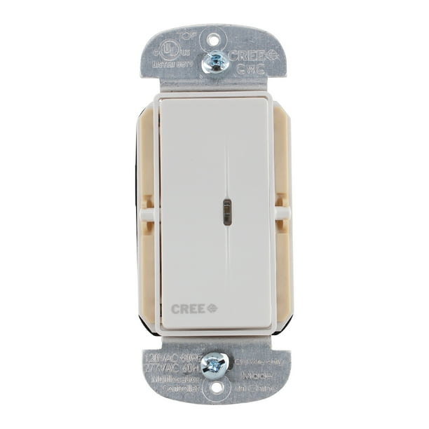 Cree CWS-CWC-WH SmartCast Wireless Digital Switch, 120-277V, White ...