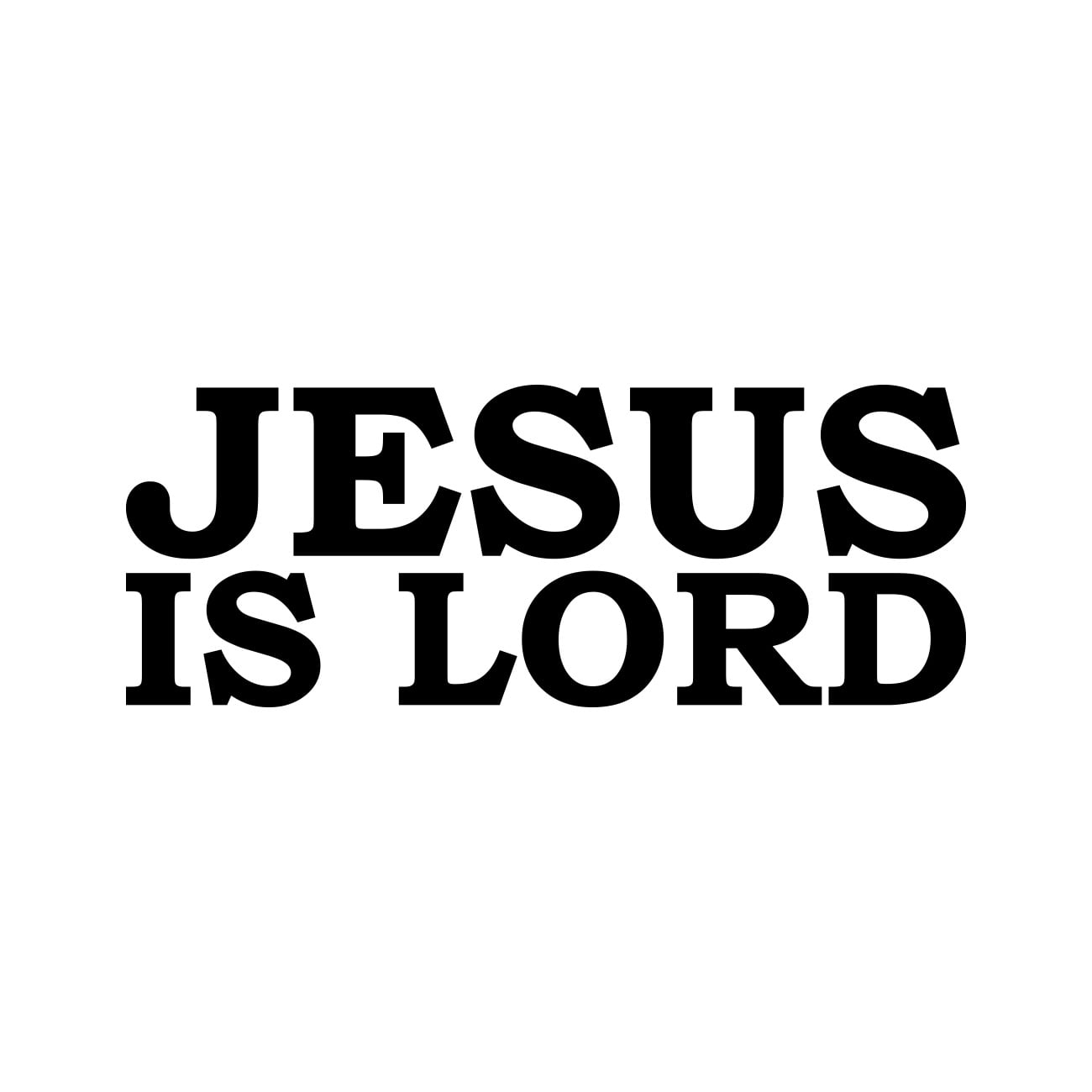 Jesus Is Lord Sticker Decal Die Cut - Self Adhesive Vinyl ...