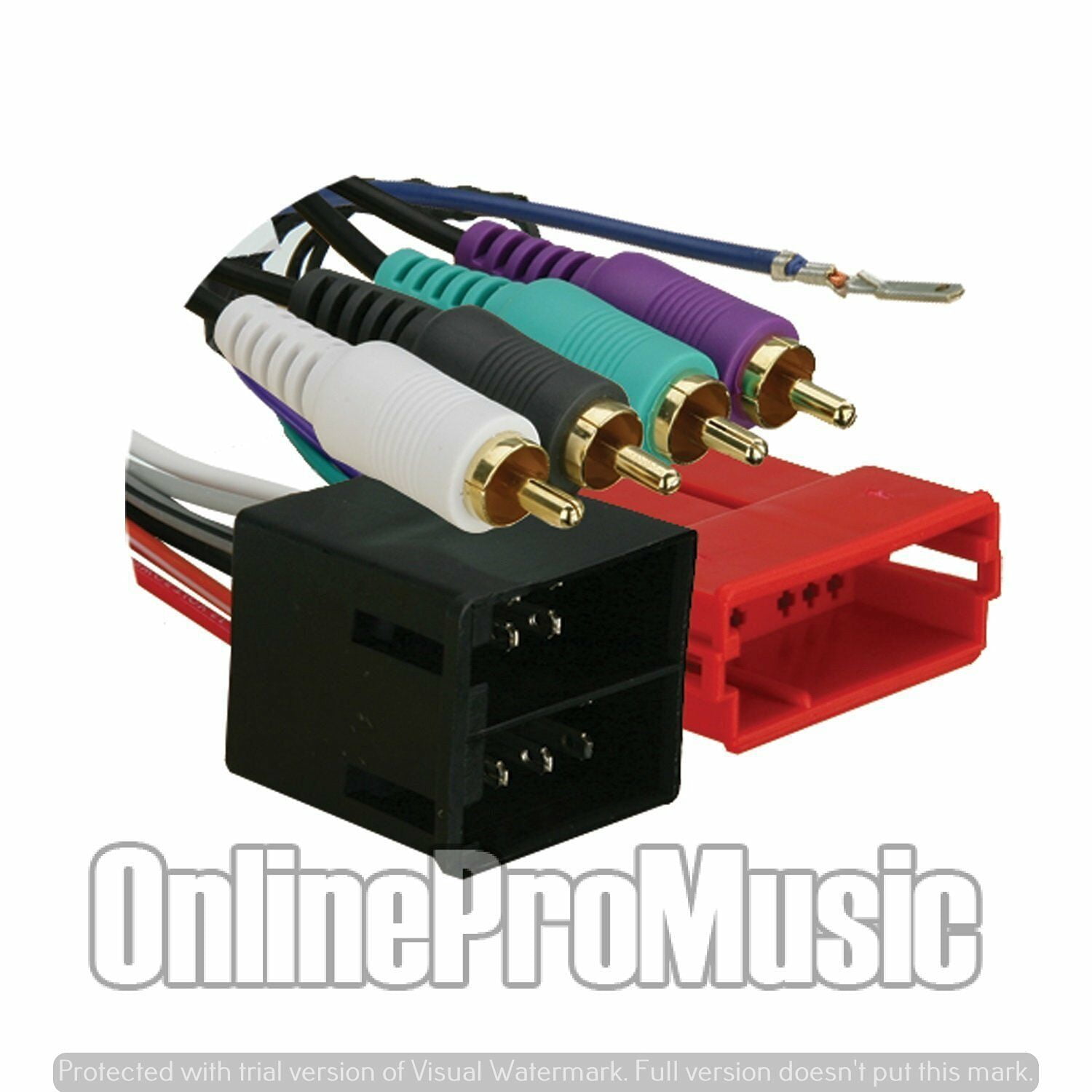 Audi Vw Car Stereo CD Player Wiring Harness Wire Aftermarket Radio ...