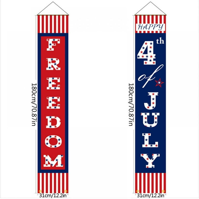 American Flag Vertical Banner
