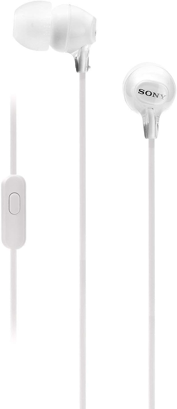 Sony MDR-EX15AP | EX Monitor In-Ear Headphones With Microphone - White ...