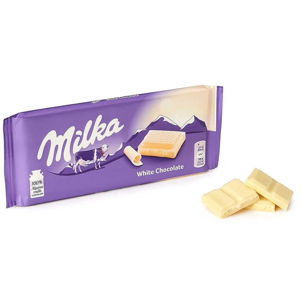 Milka (Germany) Weisse Schokolade (White Chocolate) 3-Pack - Walmart.com