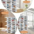 BIGLUFU Shoe Rack, 8-Tier Shoe Storage Cabinet for 48 Pairs, White ...