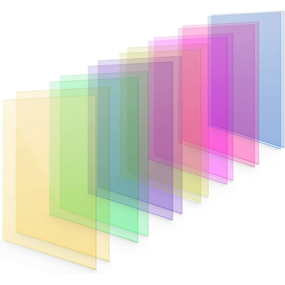 Colored Transparency Sheets