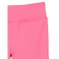 Athletic Works Girls Long Sleeve Ruched Top & Flare Legging Set, Sizes