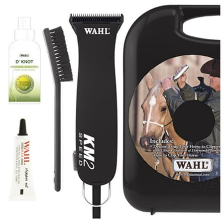 Wahl Clipper 9757-700 3 x 9 in. KM2 Professional 2 Speed Clipper Kit ...