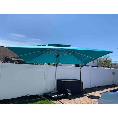Sinda 9' X 12' Patio Umbrella Outdoor Luxury Cantilever Umbrella with ...