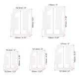 Uxcell Number Stencils Reusable Plastic Numbers Templates Set 0-9 ...