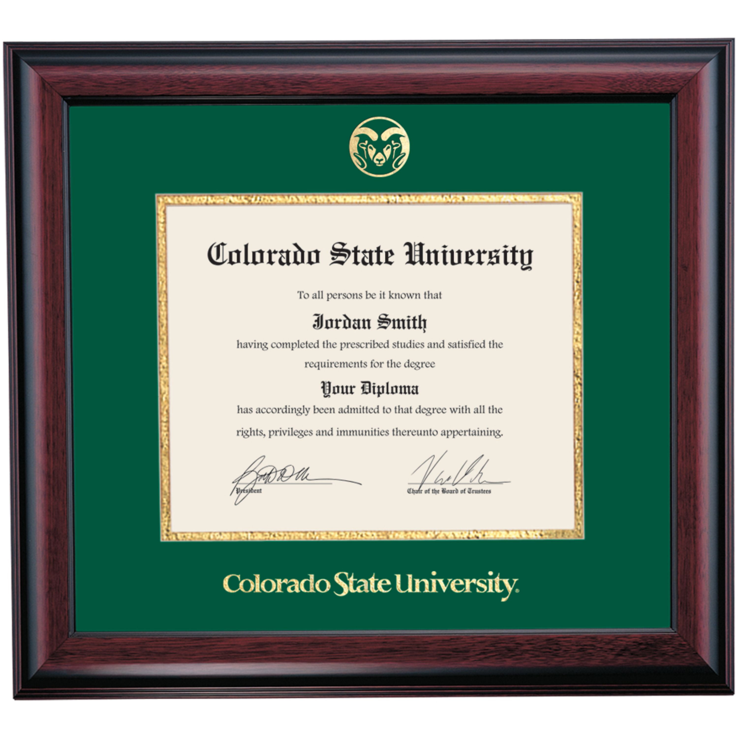 Dawn Diploma Frame for Colorado State University CSU, 16" x 18" Diploma ...