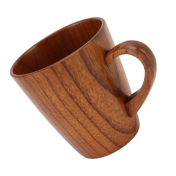 Wooden Tea Cups, Primitive Handmade Wooden Drinking Wine Mug Wooden ...