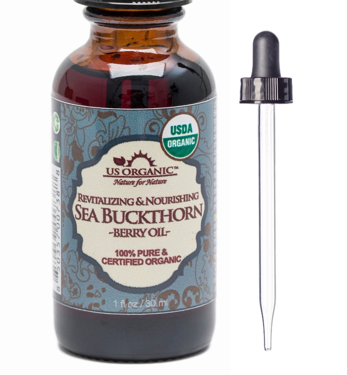 100 Pure Certified Usda Organic Sea Buckthorn Oil 1 Oz