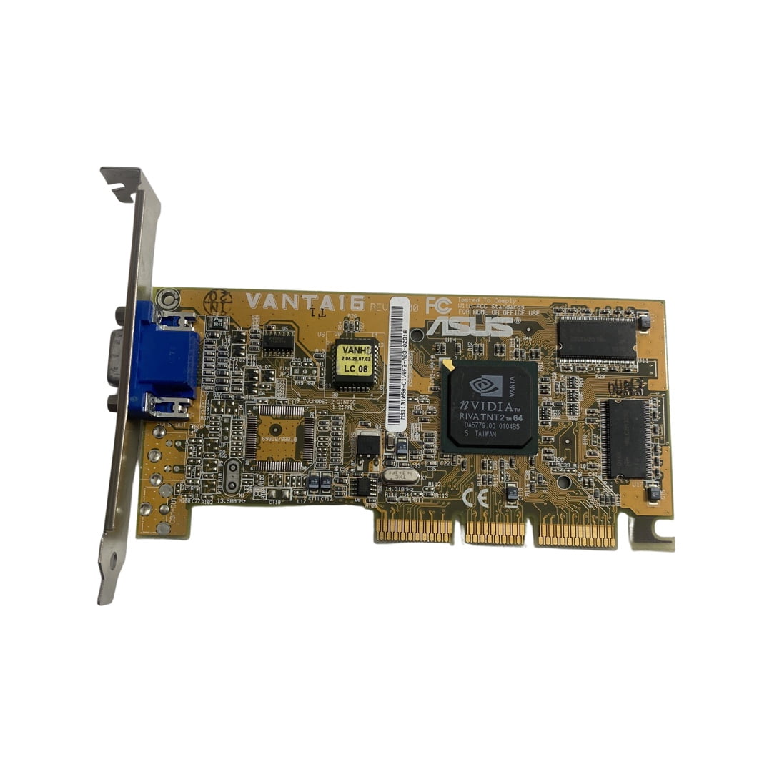 HP Asus Vanta16 TNT2 16MB AGP Video Card 5185-5140 - Walmart.com