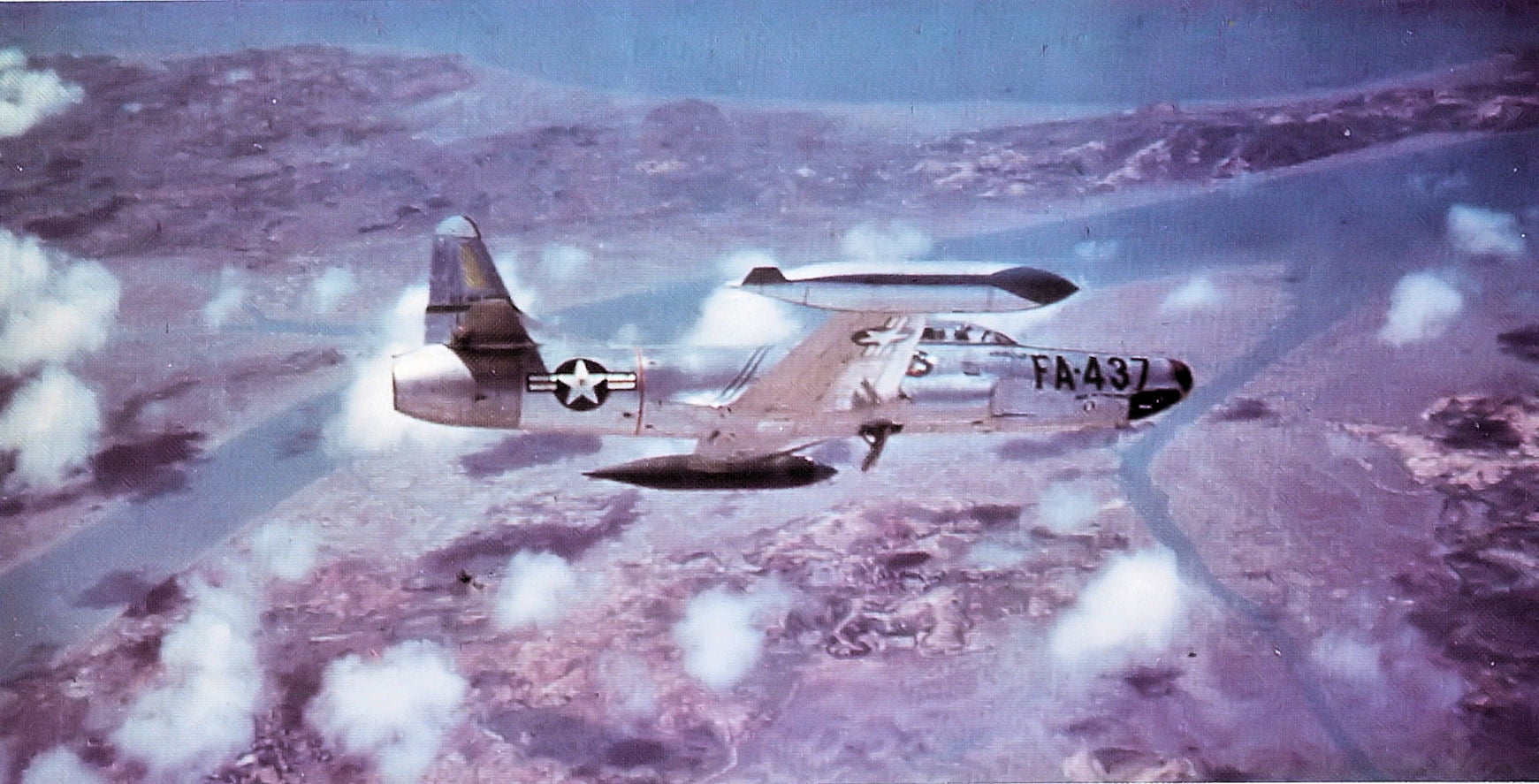 319th Fighter-Interceptor Squadron Lockheed F-94B-5-LO 51-5437-20 Inch ...
