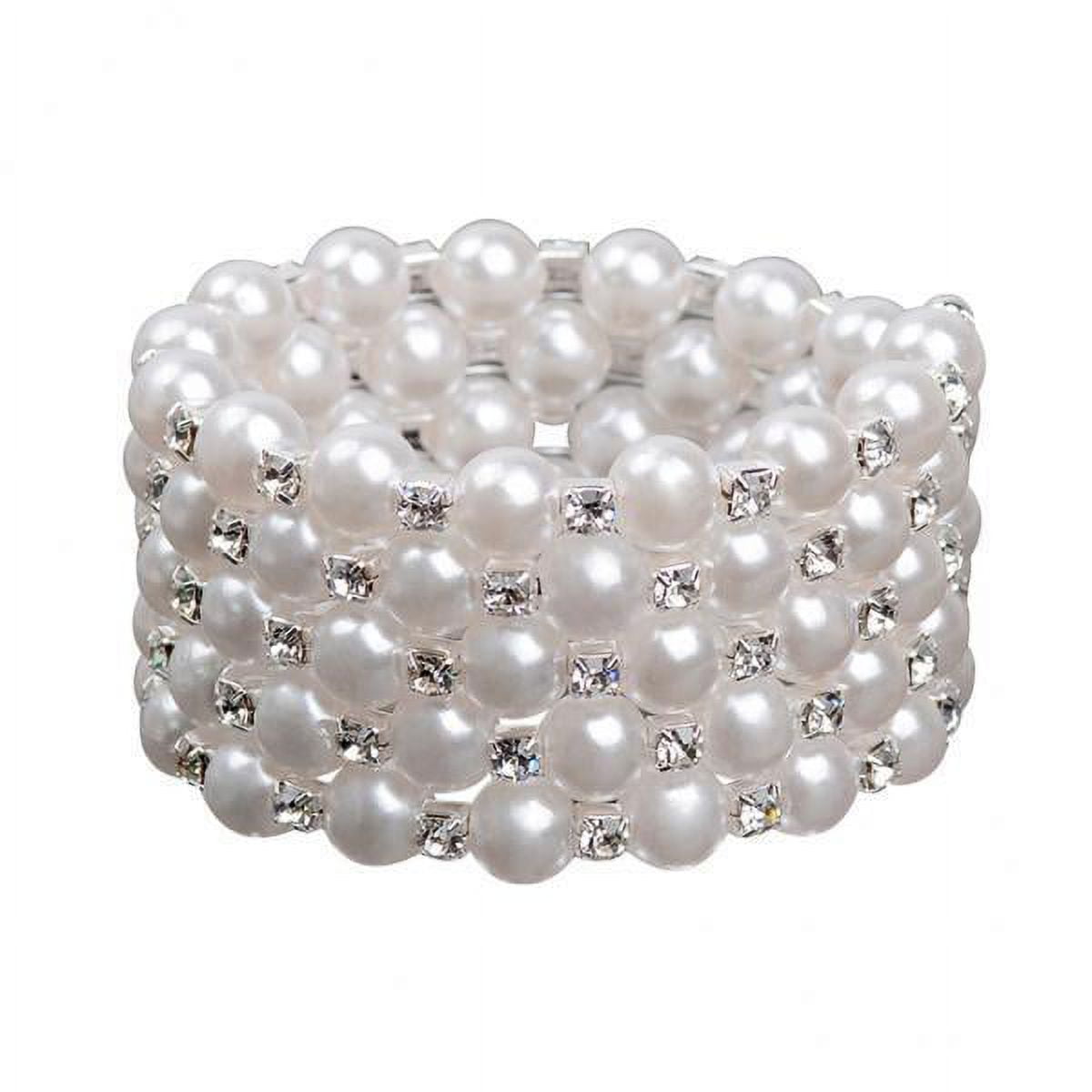 Faux pearl stretch bracelet store