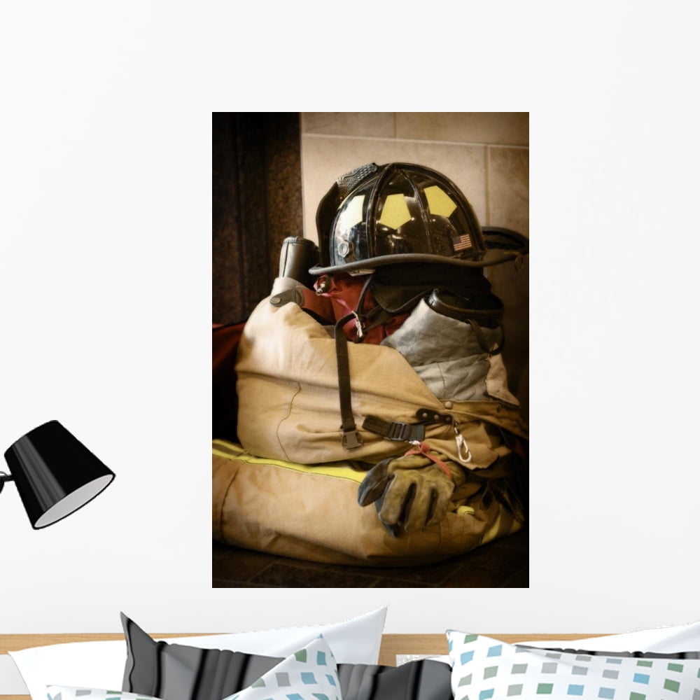 Fireman Wall Mural by Wallmonkeys Peel and Stick Graphic (36 in H x 24 ...