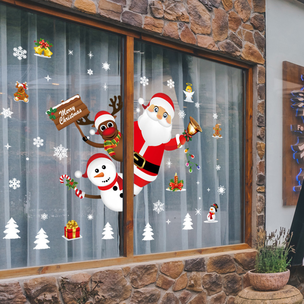 Diy Window Decals Christmas Window Glass PVC Wall Stickers DIY Snow diy-window-decals-christmas-window-glass-pvc-wall-stickers-diy-snow