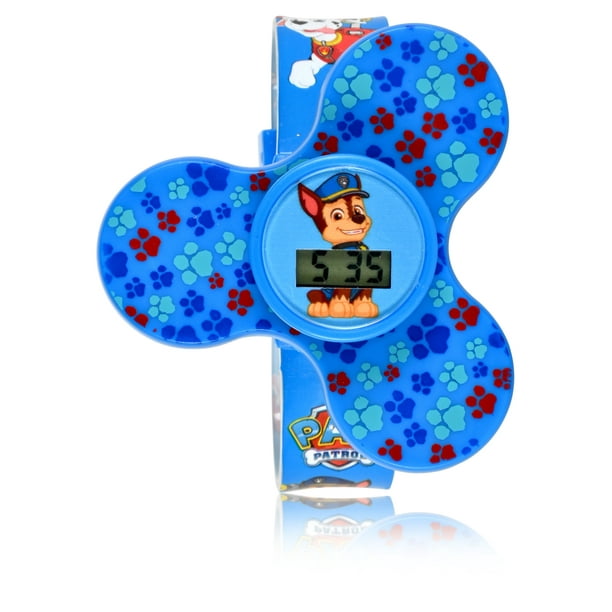 Paw Patrol Lcd Fidget Spinner W/ Strap Watch - Walmart.com - Walmart.com
